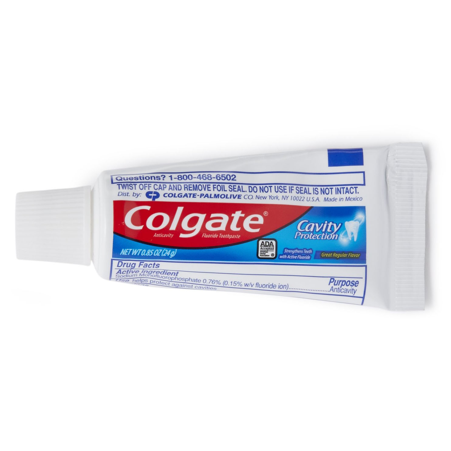 Colgate Toothpaste Tube, 0.85 oz |Personal Size