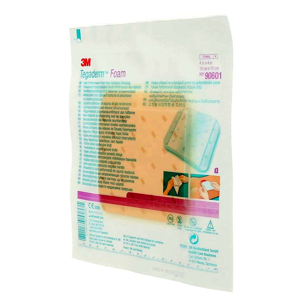 3M Tegaderm High Performance Non Adhesive Foam Dressing, 4" x 4"