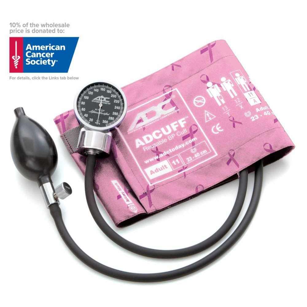 ADC Diagnostix 700 Pocket Aneroid Sphyg, Breast-Cancer Awareness, Adult