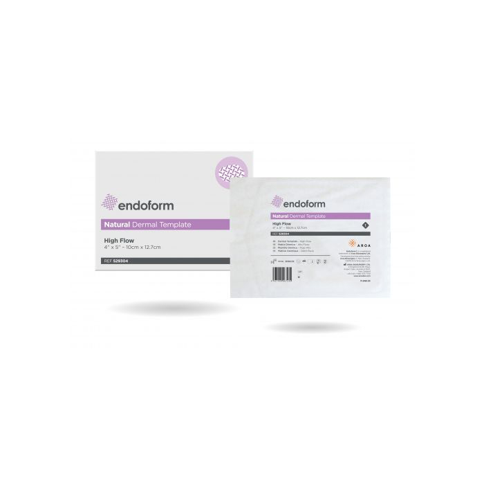 Endoform High Flow Natural Dermal Template Collegen Dressing, 4 x 5 Inch
