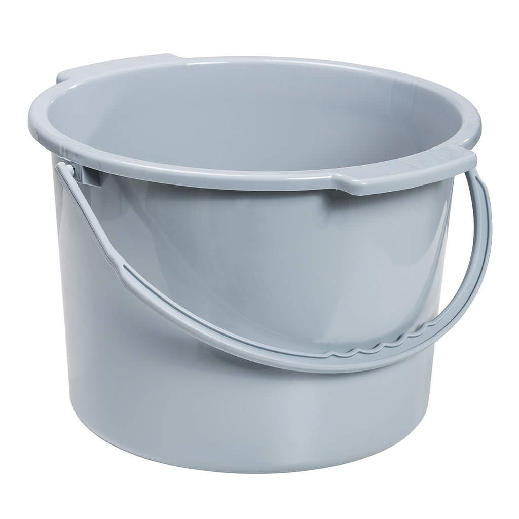Drive Medical Commode Bucket with Handle and Lid, 12 Quart