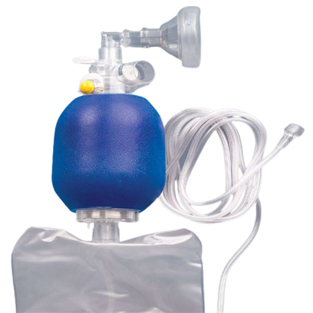 Airlife Pediatric Self Inflating Resuscitation Bag With Mask, Oxygen ...