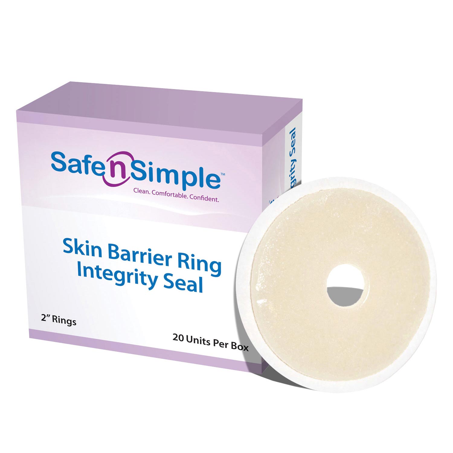 Safe n' Simple Integrity Skin Barrier Ring - Box of 20