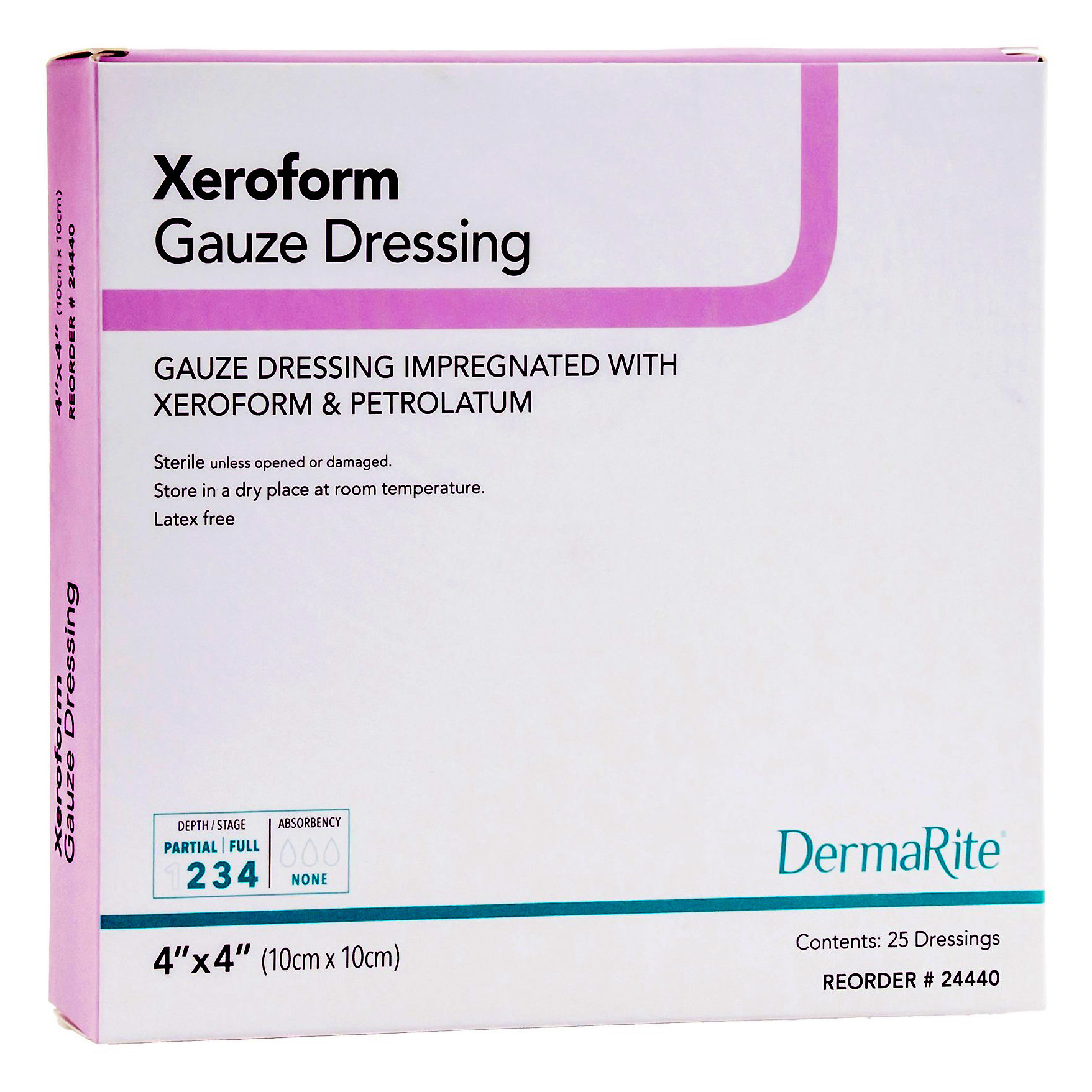 Xeroform Gauze Dressing, Non-Adherent Petrolatum Dressing