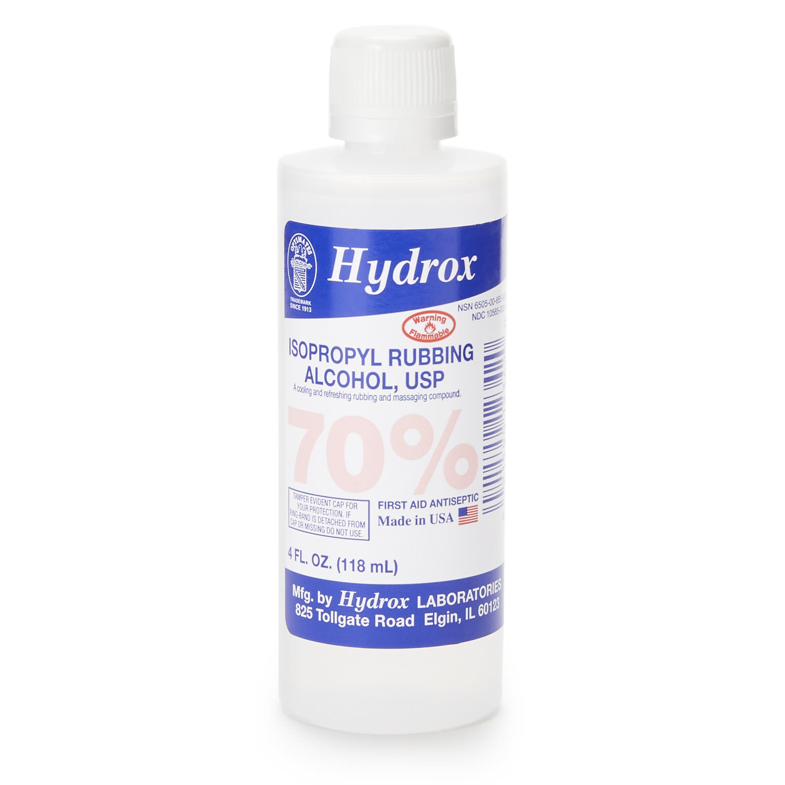 McKesson Isopropyl Rubbing Alcohol First Aid Antiseptic, 70% Strength ...