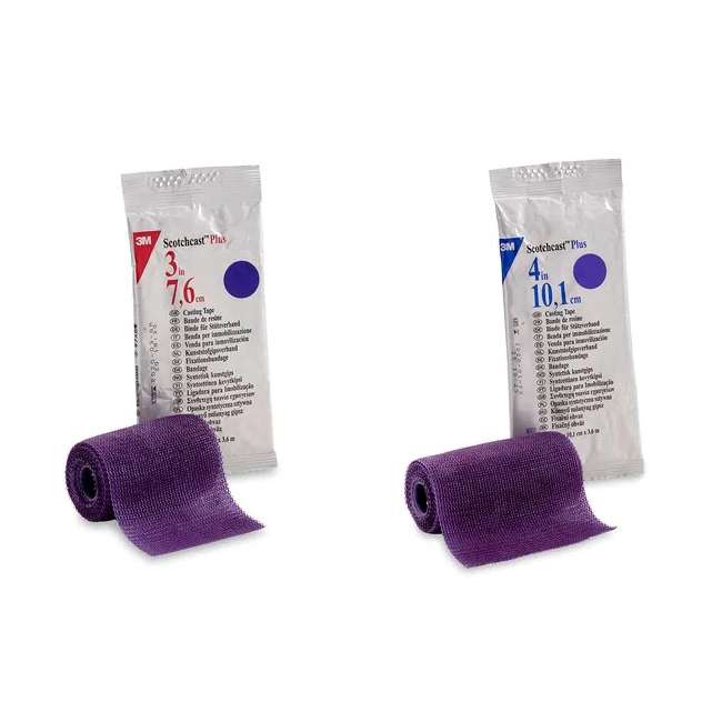 3M Scotchcast Plus Cast Tape, Fiberglass, 3 Inch x 4 Yards, Purple ...