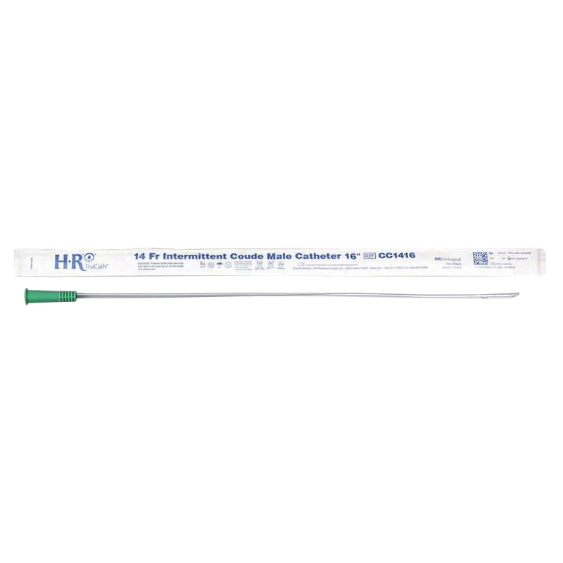 TruCath Intermittent Coude Catheters, 14 Fr - Case of 300