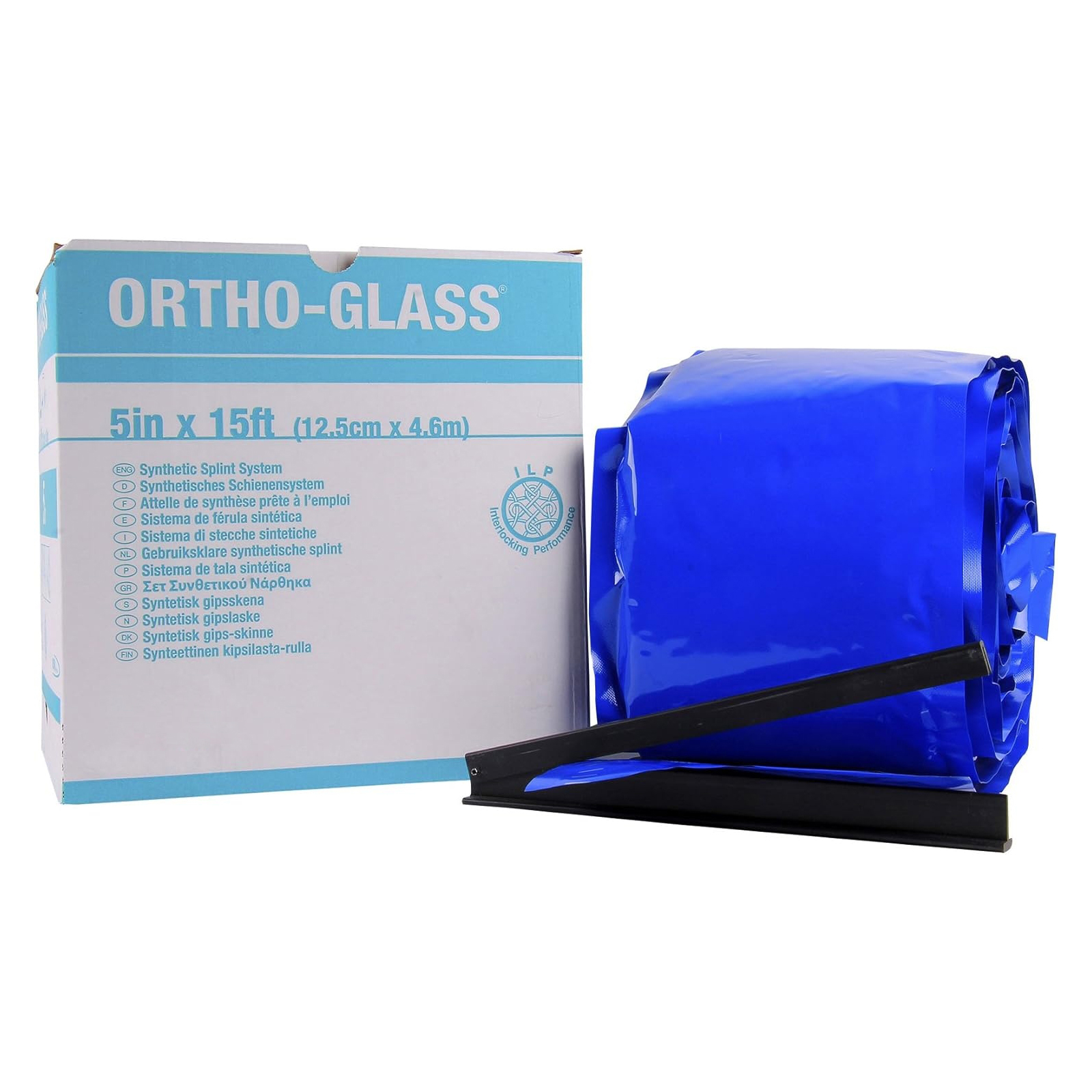 Ortho-Glass Fiberglass Splint Roll, White, 5" x 15 Foot - Case of 2