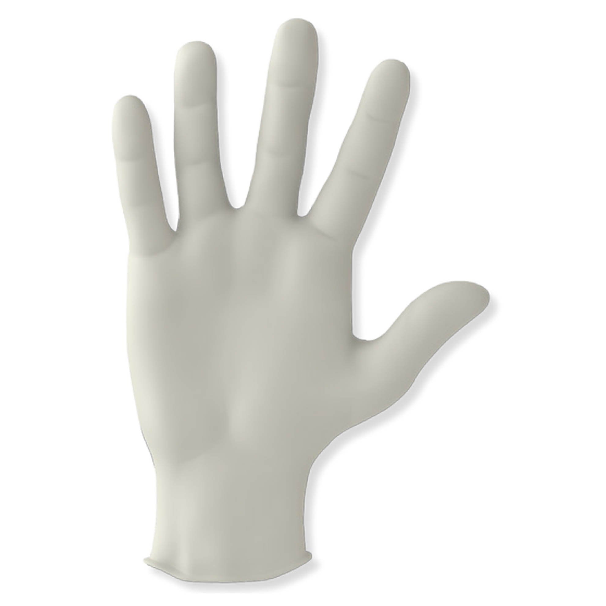 Polymed Latex Exam Gloves, Medium - Box of 100