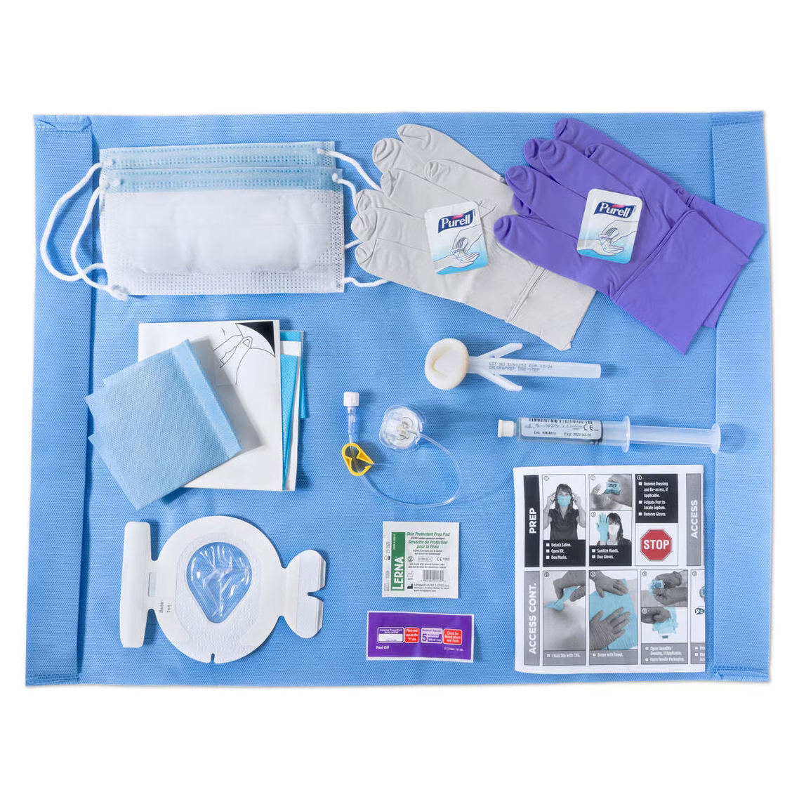 PowerLoc MAX Power-Injectable Infusion Kit PAK with Y-Injection Site ...