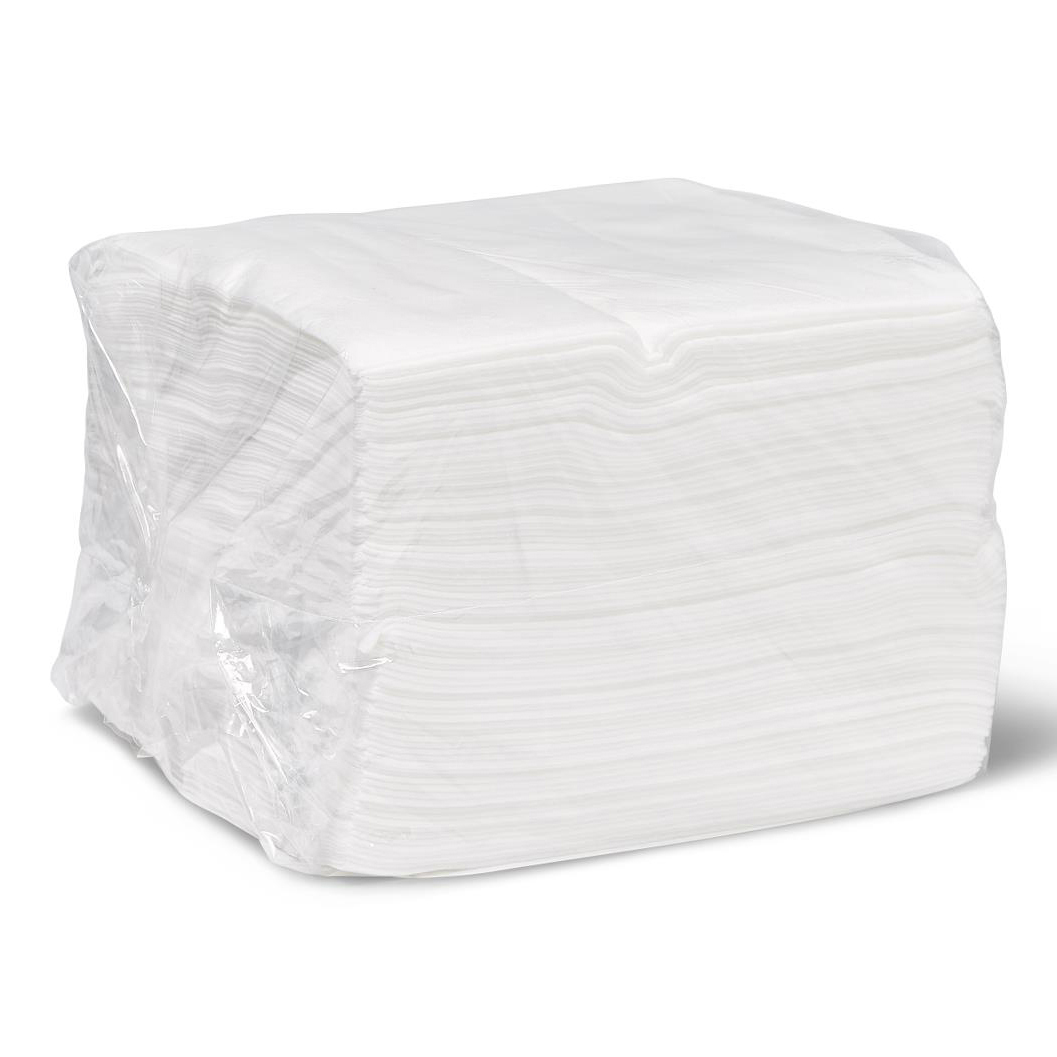 Medline UltraSoft Disposable Dry Cleansing Wipes, 12 x 14 Inch - Bag of 90