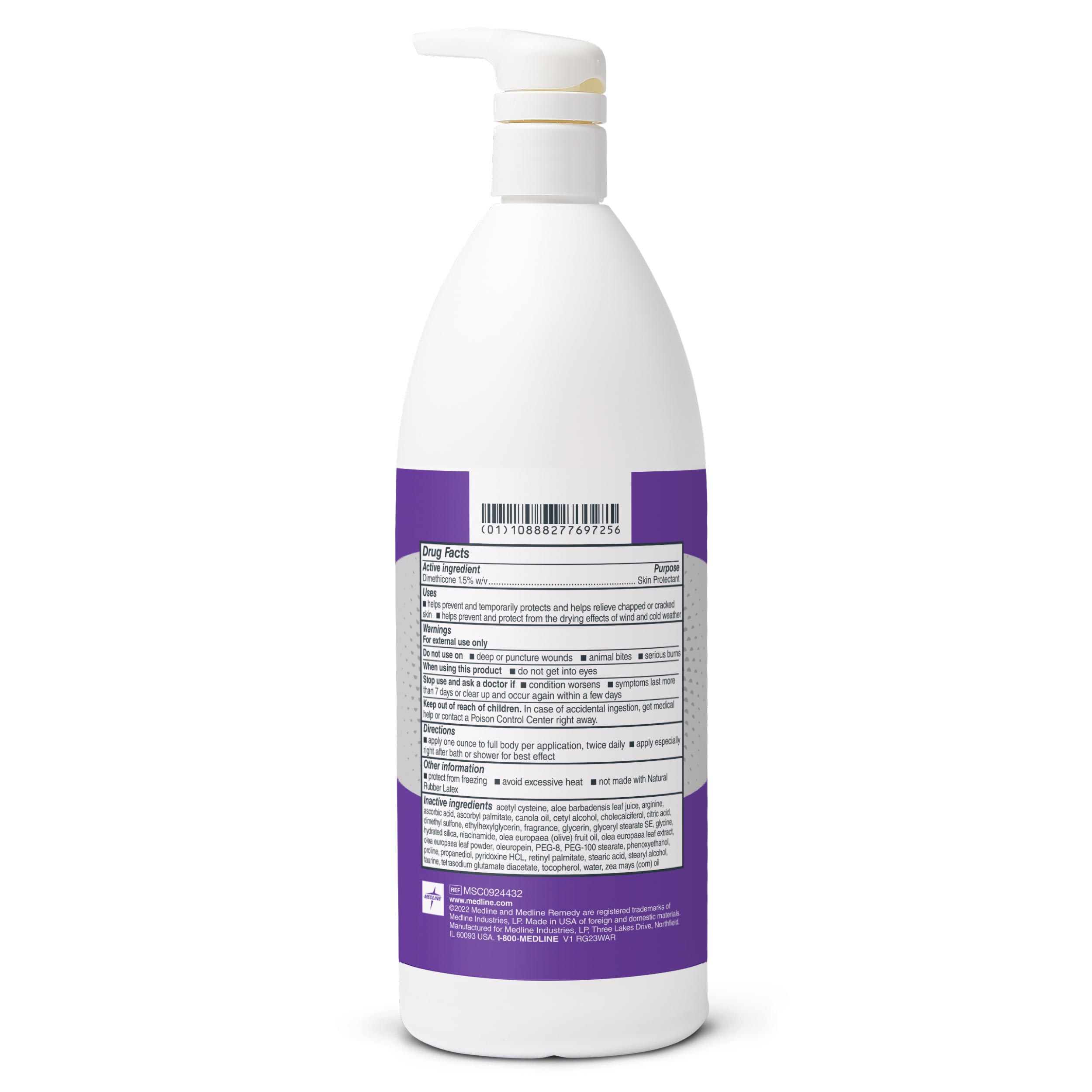 Remedy Specialized Moisturize Skin Cream, Orange Vanilla Scent, 32 oz