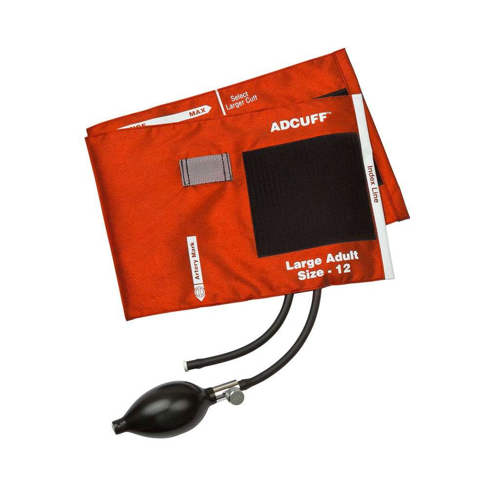 ADC Adcuff Sphyg Inflation System, Orange, Large Adult