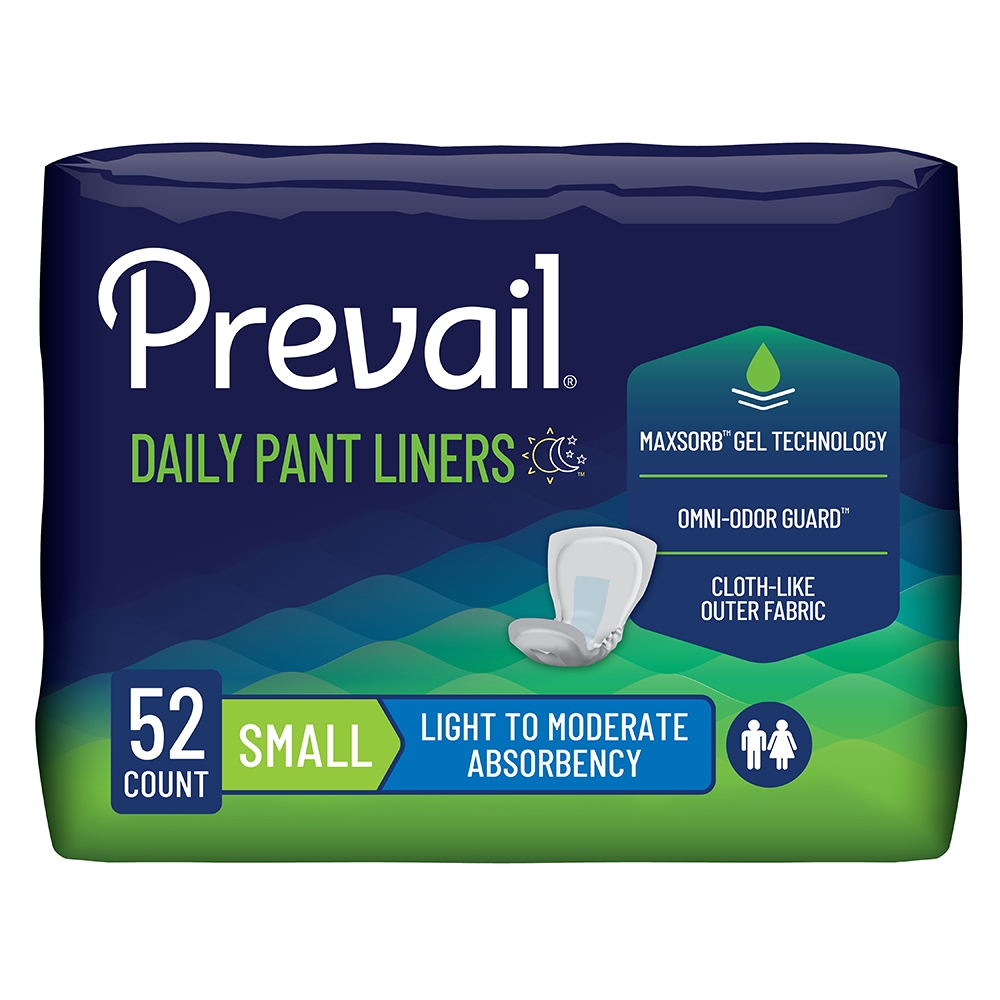 Prevail Unisex Daily Pant Liners - Light to Moderate Leak