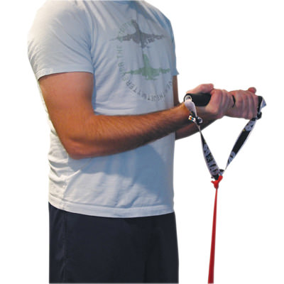 CanDo Exercise Band Accessory, Foam Padded Adjustable Sports Handle ...