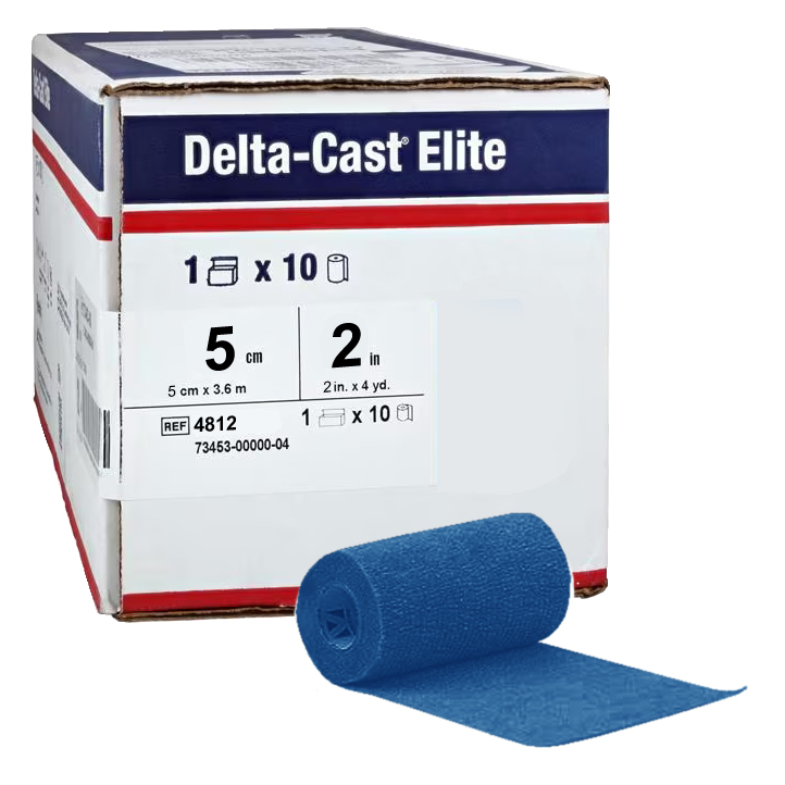 Delta-Cast Elite Polyester Cast Tape, Dark Blue, 2 Inch x 12 Feet - Box ...