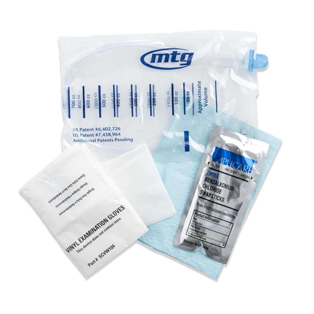 EZ-Advancer Soft Closed System Intermittent Catheter Kit, 12 Fr, 16 ...