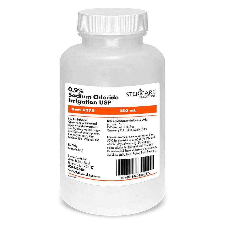 SteriCare USP Normal Saline, 250 mL