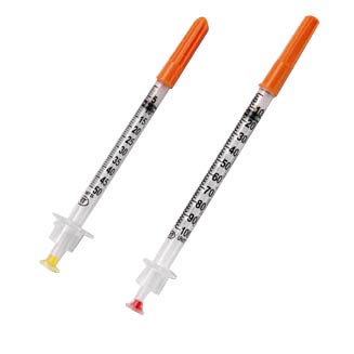 Retractable Vanishpoint Insulin Safety Syringes Insulin, 0.5ml, 30G x 1 ...