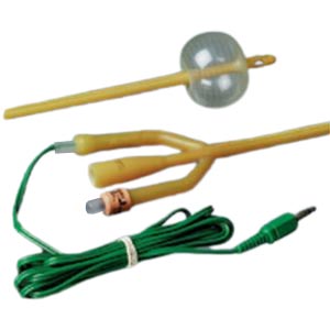Bardex Lubricath Temp-Sensing 2-Way Foley Catheter with Preattached ...