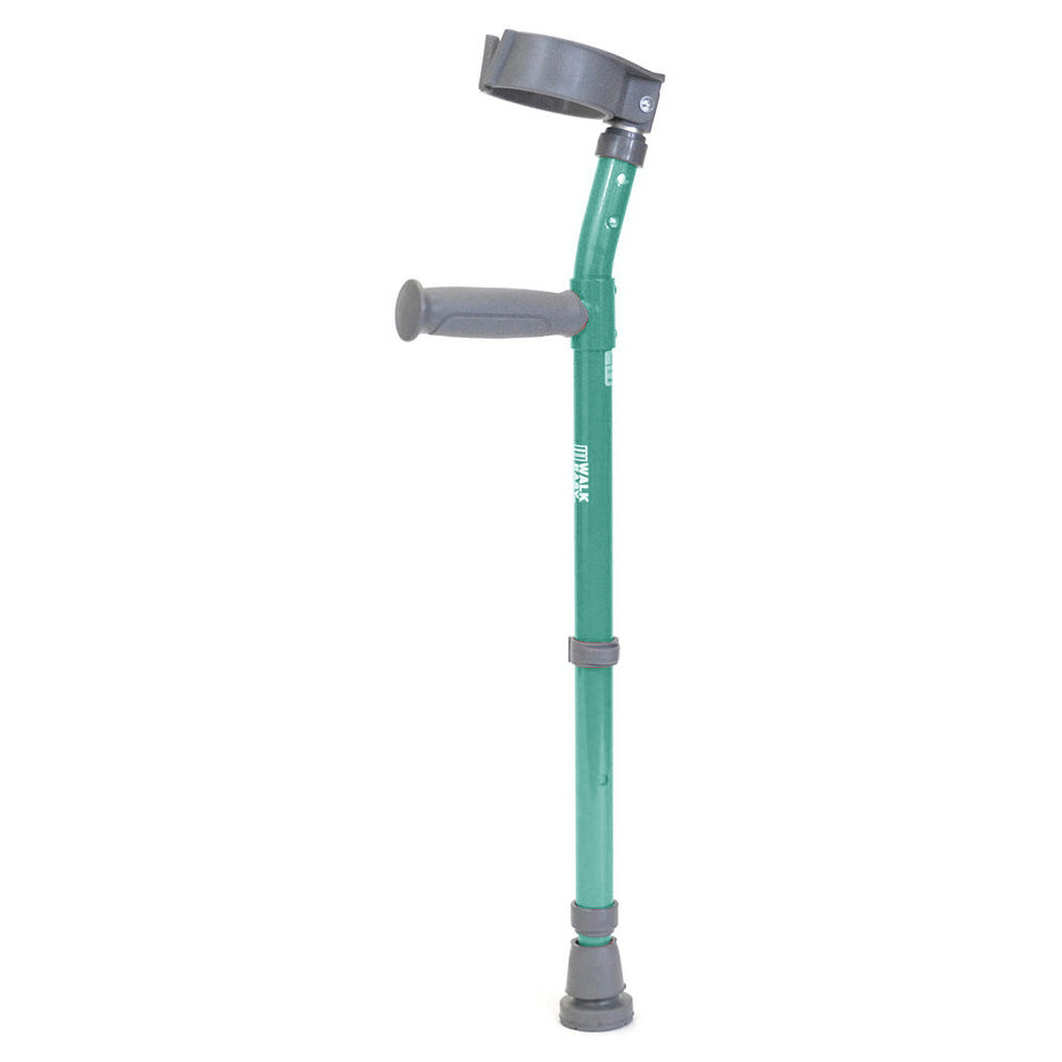 Walk Easy Pediatric Forearm Crutches - Teal | Lightweight Mobility