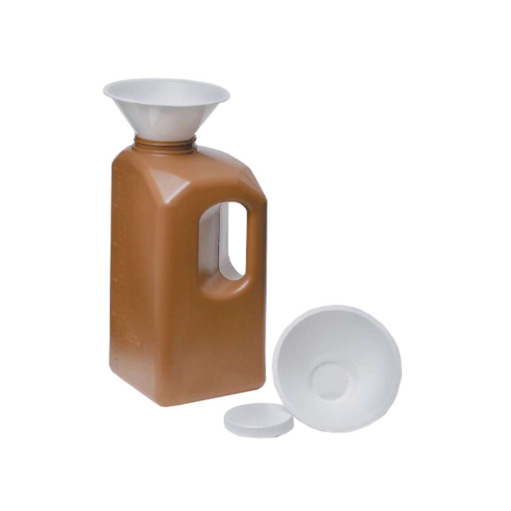 Medline Graduated 24 Hour Urine Specimen Collection Container, 3,000 mL ...
