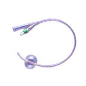Soft Simplastic 2-Way Foley Post-Op Indwelling Catheters, Coude Tip, 22 ...