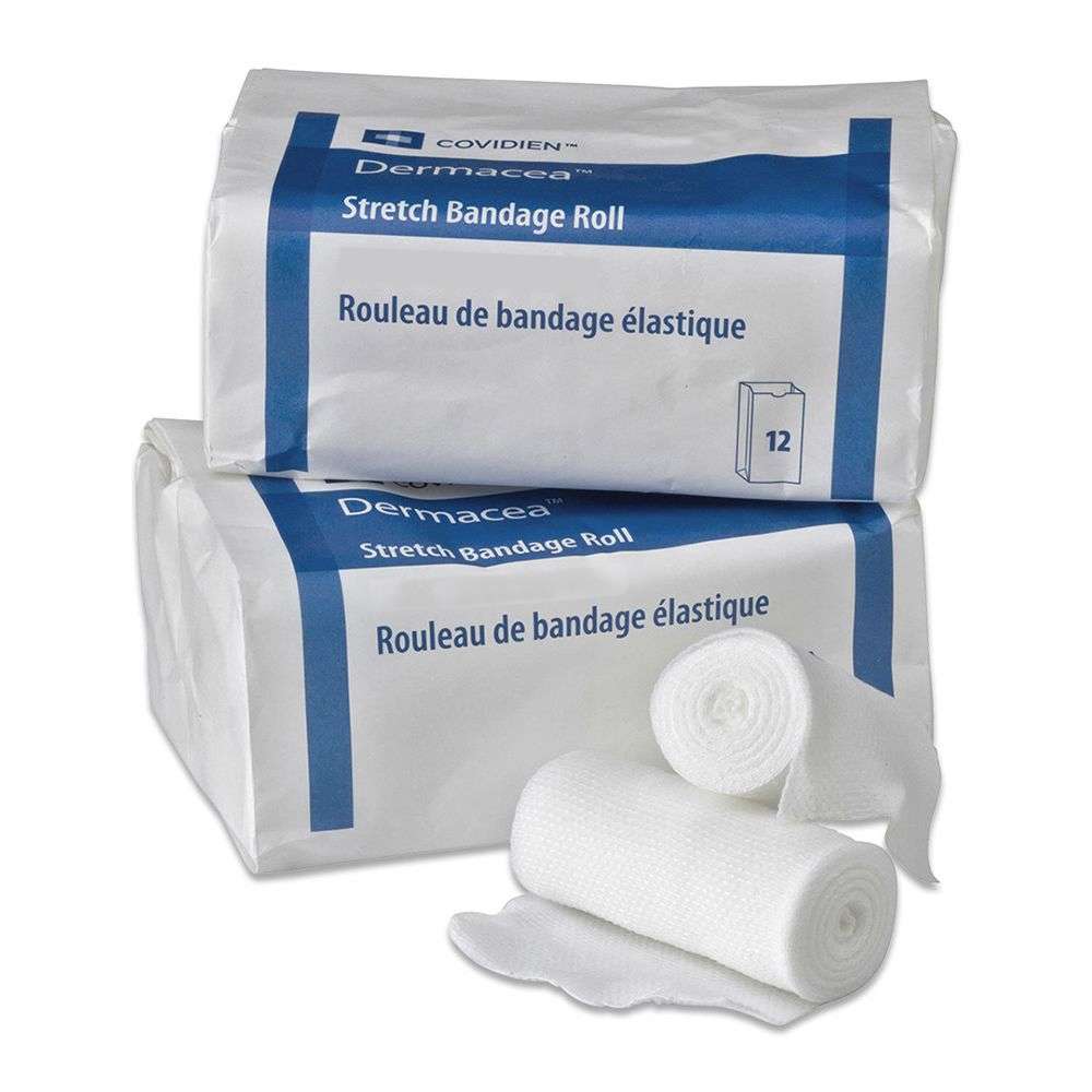 Dermacea Stretch Bandage Roll, 2 x 75 Inch, Sterile - Case of 96