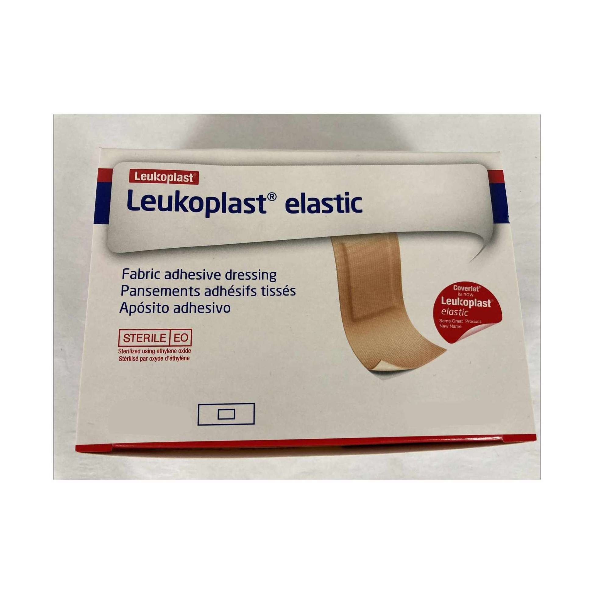 Leukoplast Elastic Adhesive Strip Tan Knuckle Sterile, 1-1/2 x 3 Inch ...
