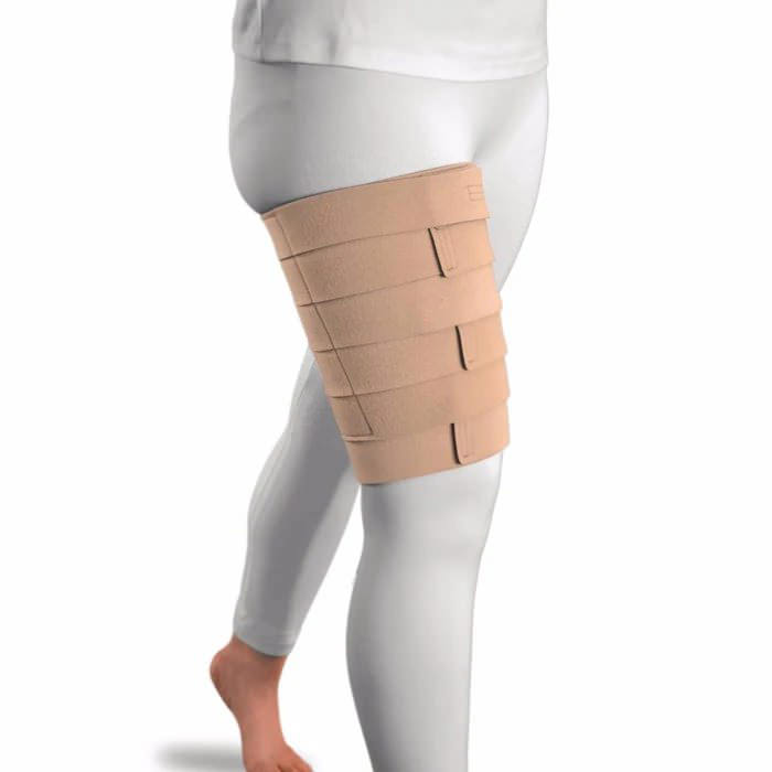 ReadyWrap Lower Extremity Thigh Garment, Average, Extra Large, Beige