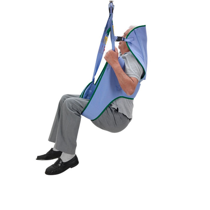 Arjo toilet loop sling with head support for 2-point patient lift - Large