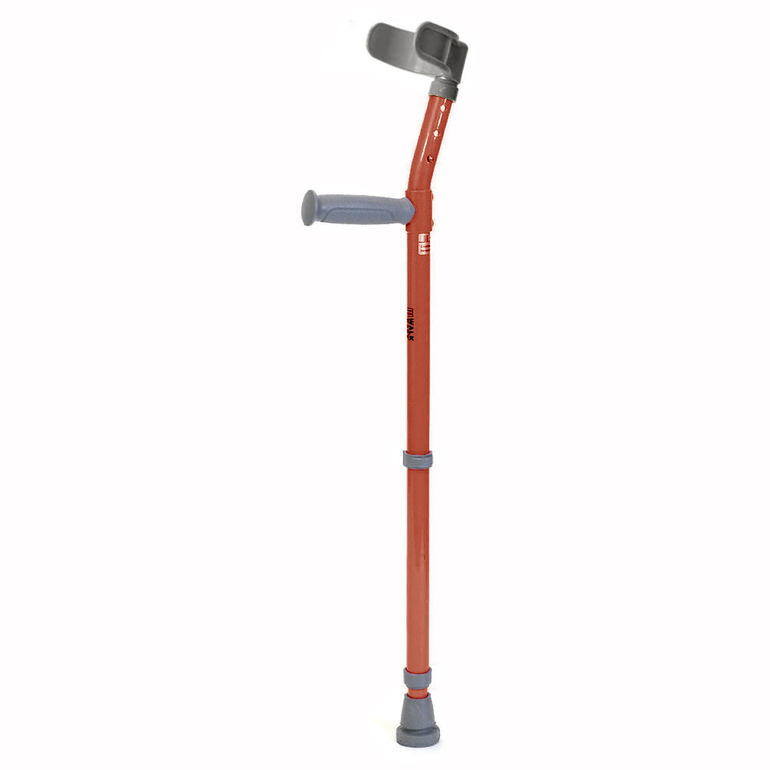 Walk Easy Youth Forearm Crutches - Burgundy | Adjustable Crutches