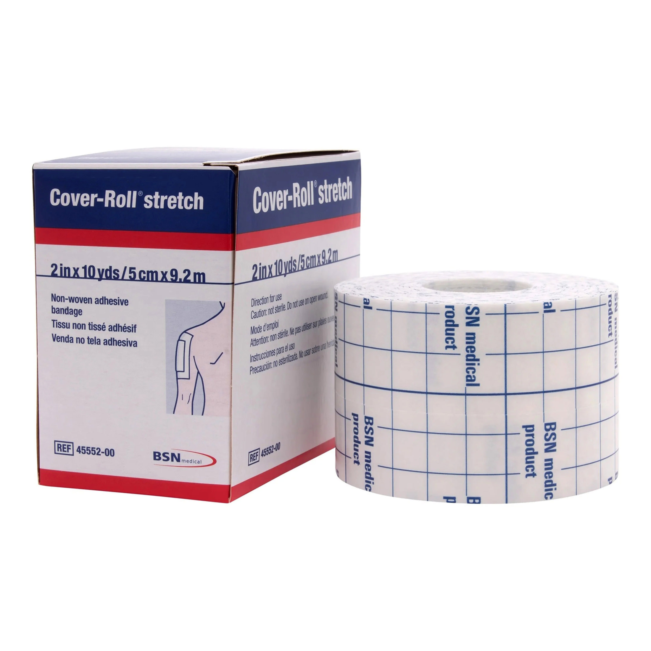 Cover-Roll Stretch Adhesive Fixation Dressing, 2 Inch x 10 Yard