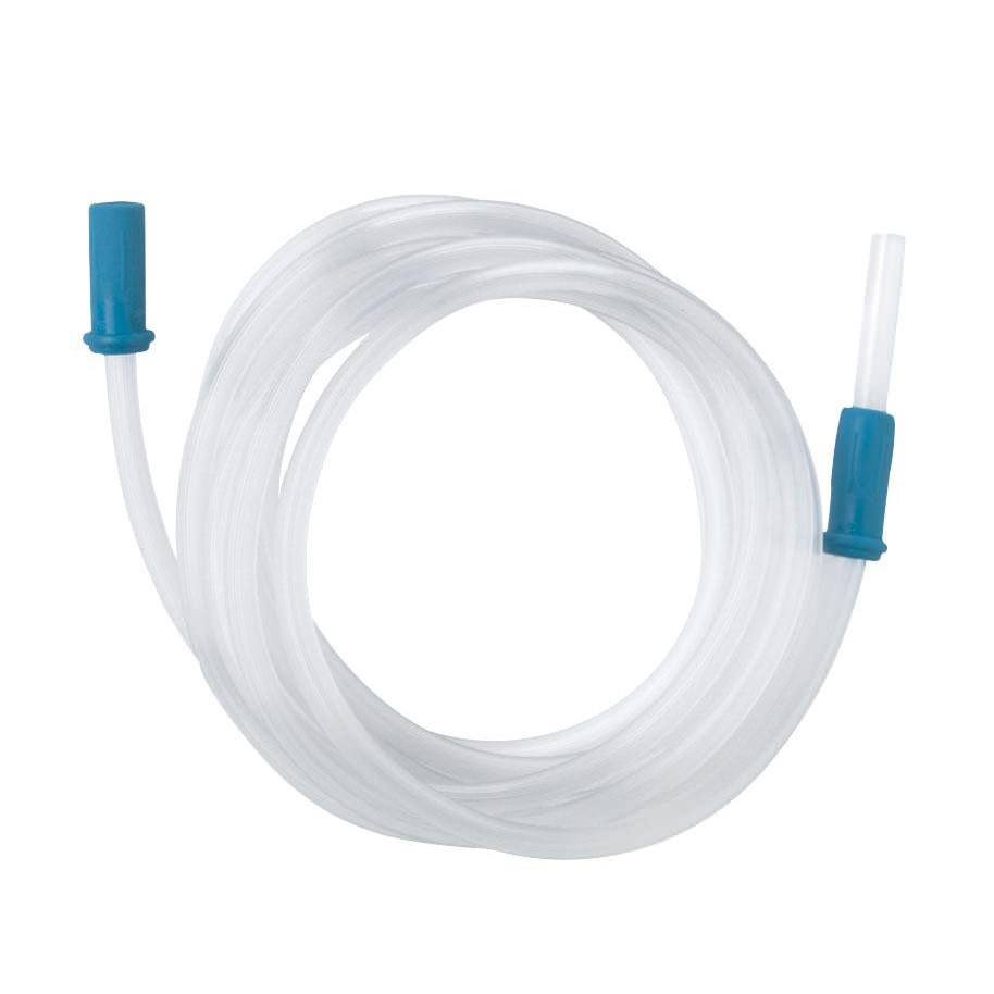 Medline Universal Sterile Suction Tubing with Scalloped Connectors, 3/16" x 20" - Each