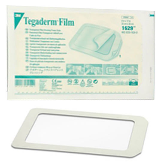 3M Tegaderm Transparent Adhesive Film Dressing, Frame Style, 8 x 12 Inch