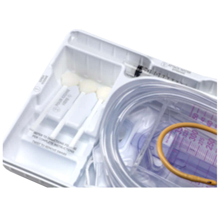 SureStep Lubri-Sil Urine Meter Foley Catheter Tray - Box of 10