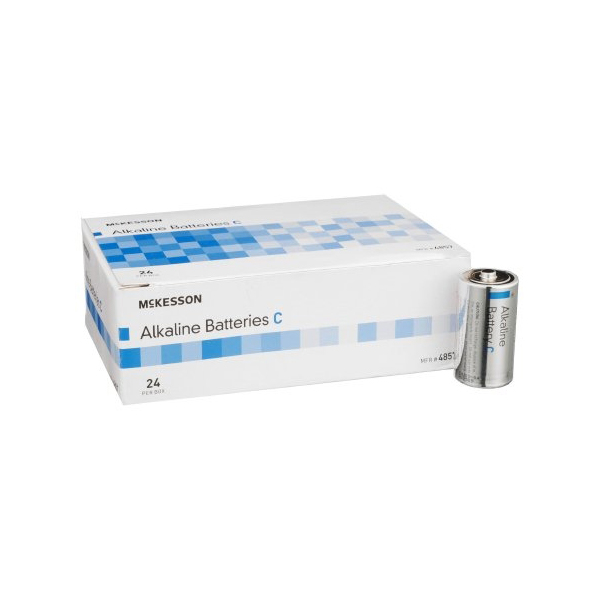 McKesson 1.5V Disposable Alkaline Battery, C Cell - Box of 24