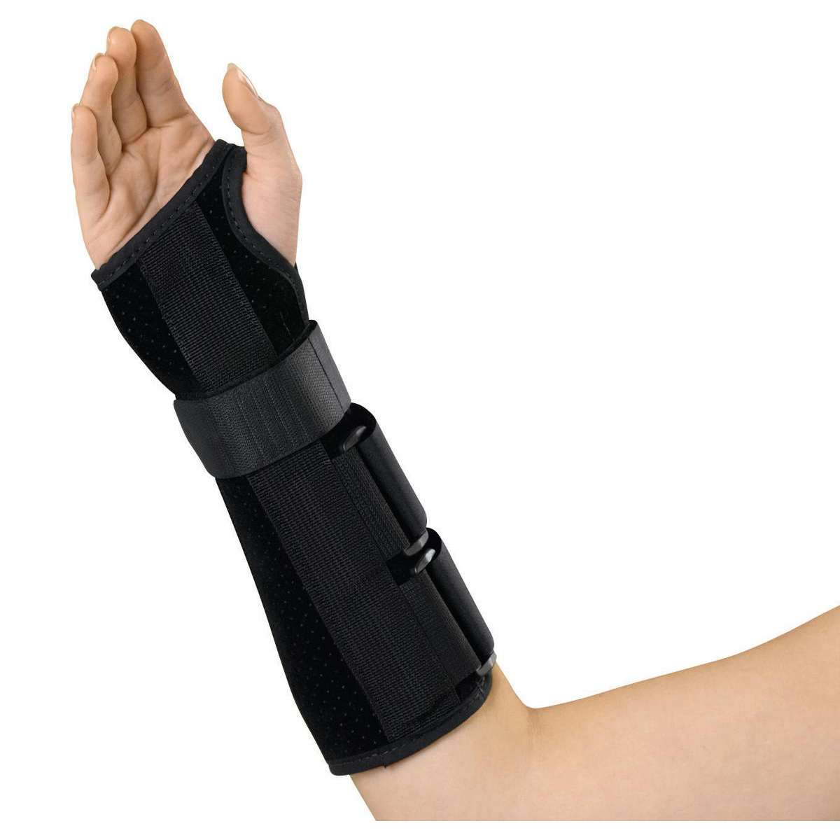 Medline Deluxe Wrist and Forearm Splints, 10 Inch, Right Hand, Extra Large