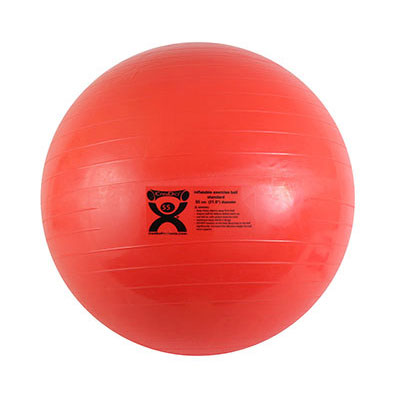 Cando Inflatable ABS Ball, 55 Cm (21.7 In), Red