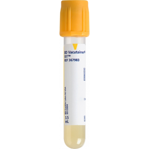 BD Vacutainer SST Venous Blood Collection Tube with Hemogard Closure, 3 ...