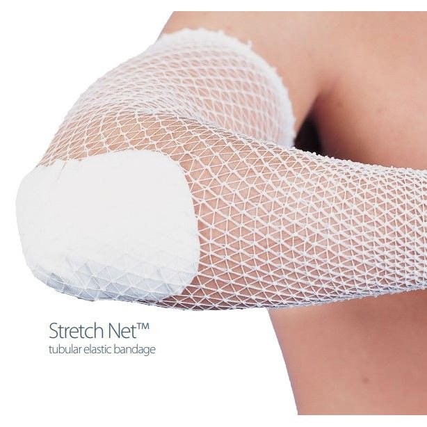 DeRoyal Stretch Net Tubular Elastic Bandage Size 4, 25 yds For Hand, Elbow, Foot, Knee