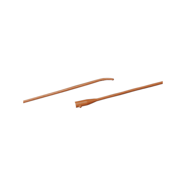 Bard Red Rubber Intermittent Catheters, Coude Tip, 16 Fr - Each