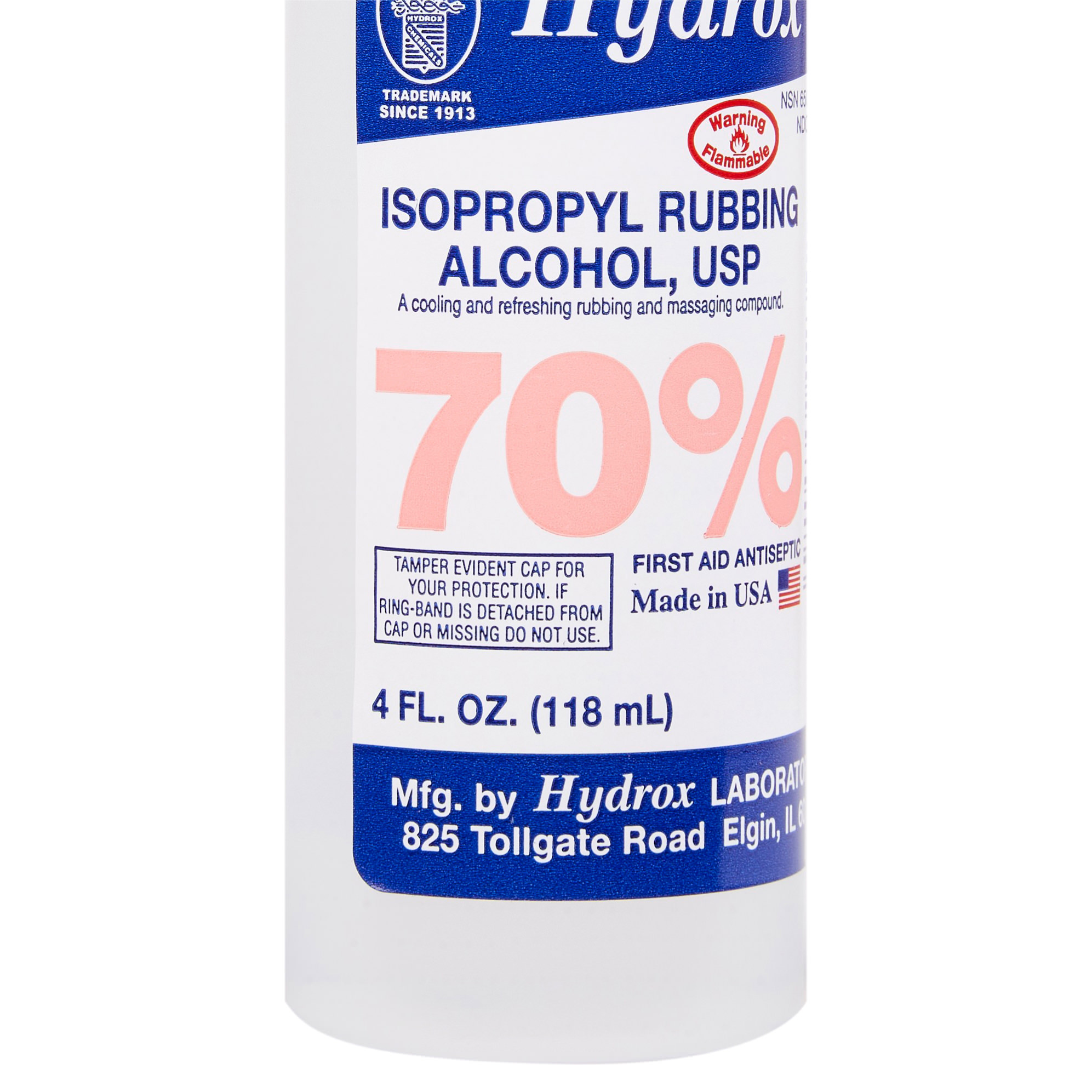 McKesson Isopropyl Rubbing Alcohol First Aid Antiseptic, 70% Strength ...