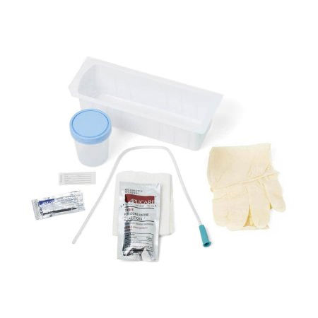 Medline Intermittent Catheterization Trays with Vinyl Catheter, PVP ...