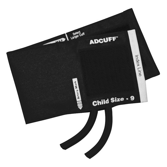 ADC Adcuff 2 Tube BP Cuff, Large Adult 34-50 cm, Black