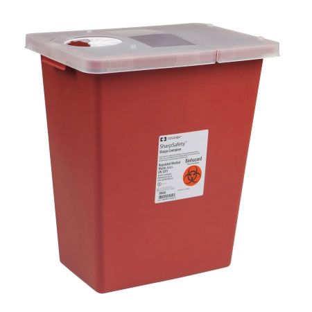 Monoject Large Volume Containers with Hinged Lid, 8 Gallon, Horizontal ...