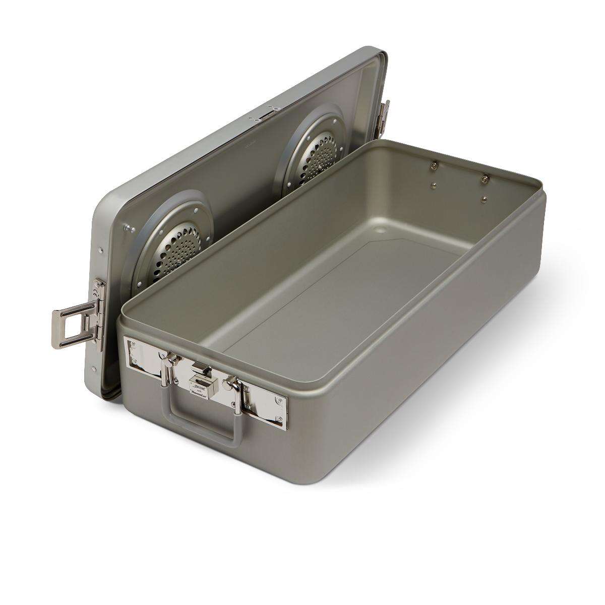 Medline Steriset Sterilization Container With Lid And Handle, 23.5 x 10 ...