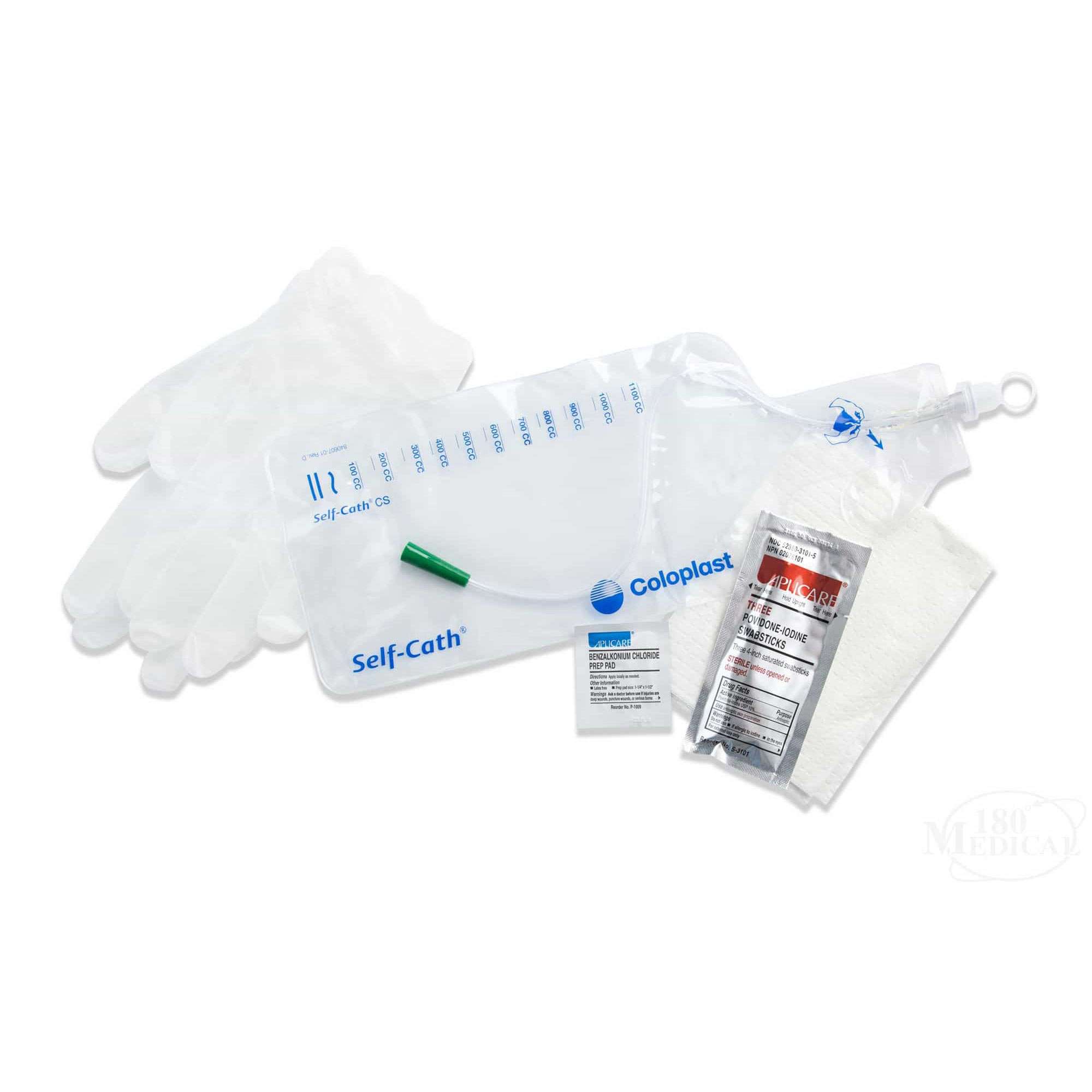 Self-Cath Closed System Catheter with Insertion Supplies, 16 Fr, 16" - Each