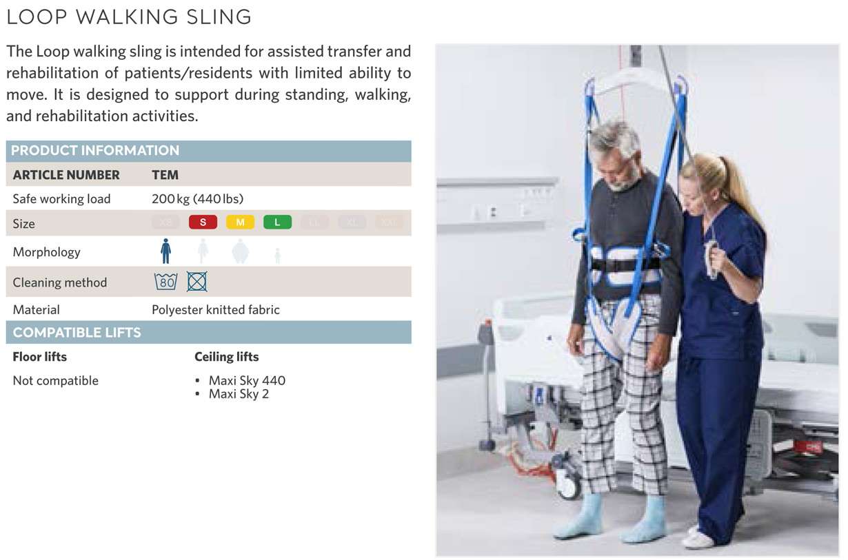 Arjo Walking Sling | Arjohuntleigh Gait Trainer Sling