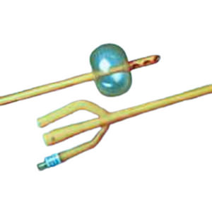Lubricath Hematuria 3-Way Specialty Foley Catheter, Long Round Tip ...